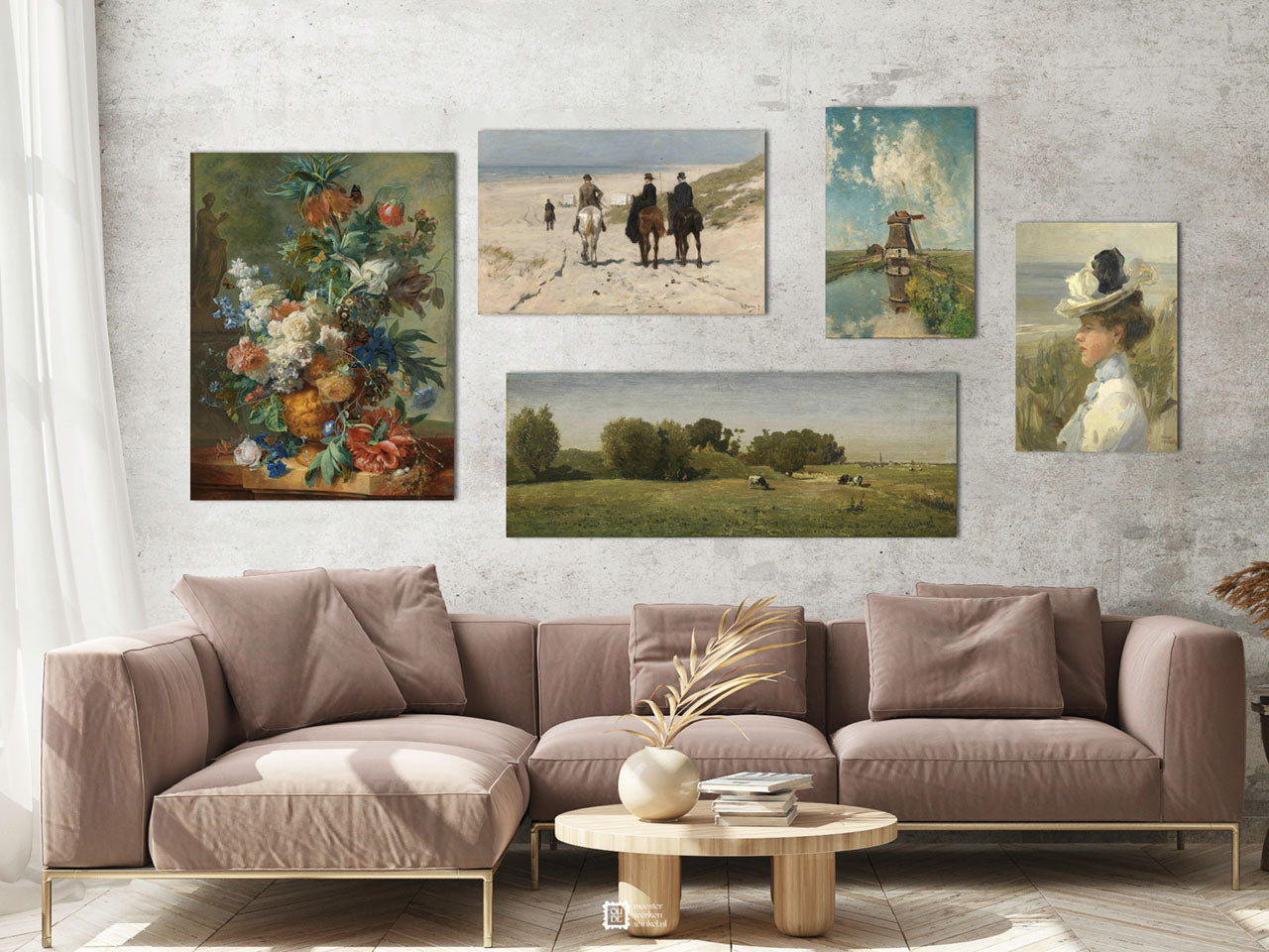 Een muur vol