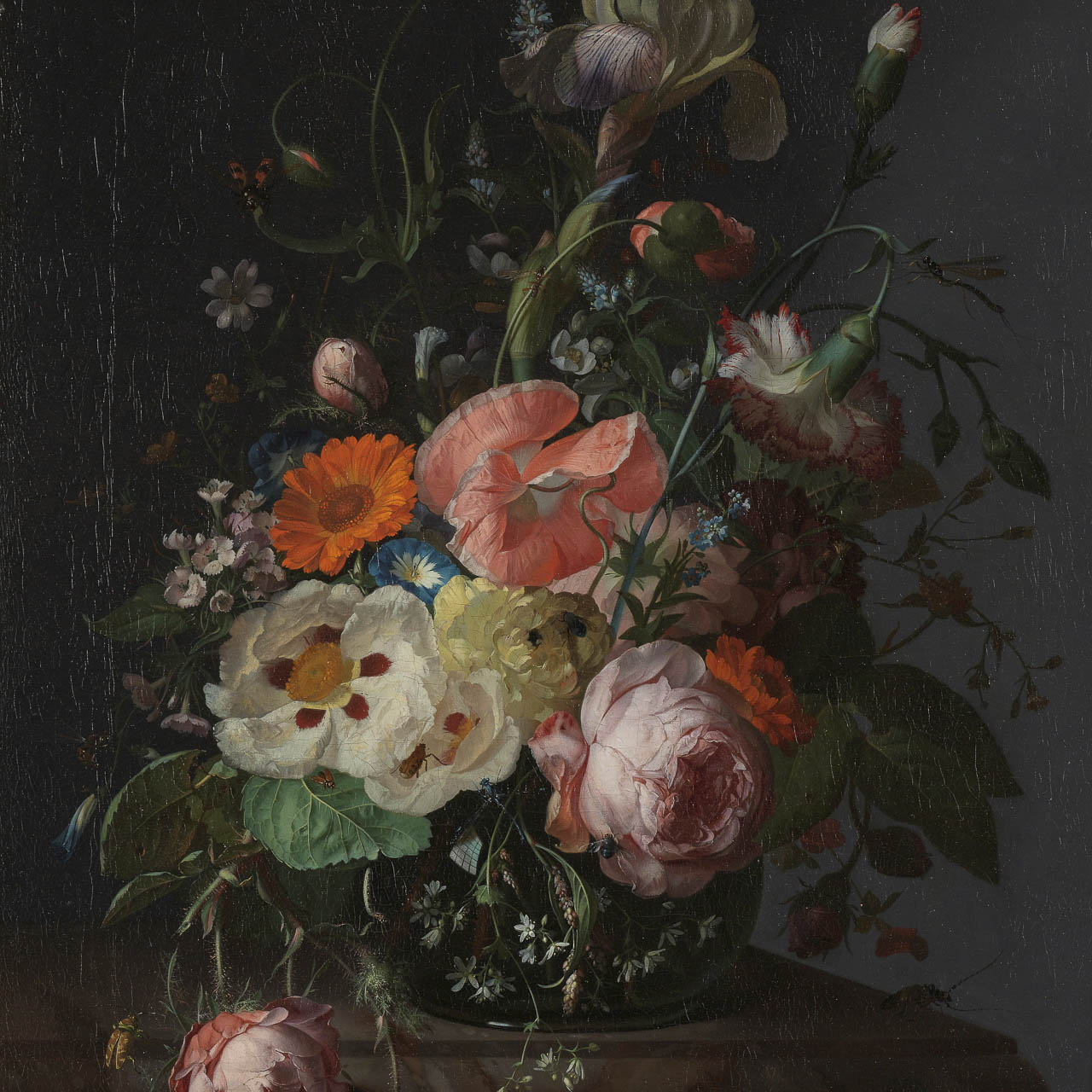 Stilleven met Bloemen van Rachel Ruysch Aan De Muur | Shop Direct Online